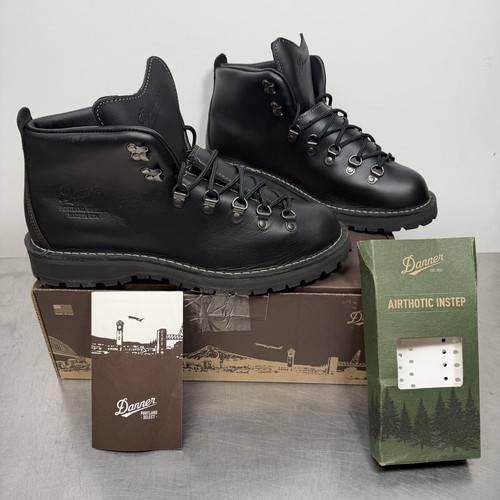 Danner Mountain Light II 5” Black Boots USA Leather Gortex Men’s Size ...