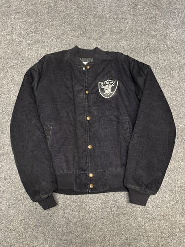Chalkline Raiders Corduroy Snap Jacket Men Large Vintage RARE Spell Out ...