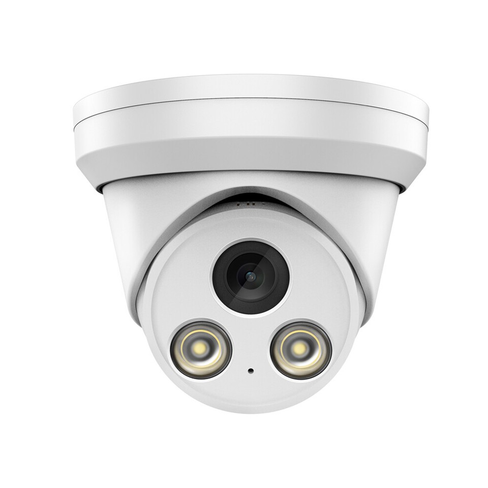 Full Color HIK Compatible 5MP ColorVu POE Outdoor Security Camera MIC ...