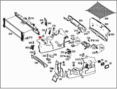 Genuine MERCEDES BBDC X222 A205 A207 Plug-in fastener 0009914795 | eBay