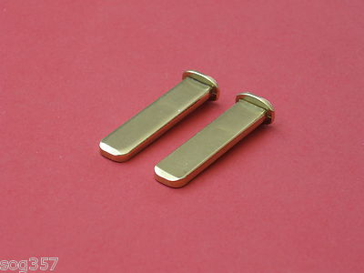 2- Ted Cash Brass Barrel Wedge Pins / Keys w/ Fitting Instructions | eBay