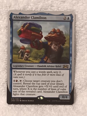 MTG Alexander Clamilton Unsanctioned NM Blue Rare Regular Card #16 | eBay