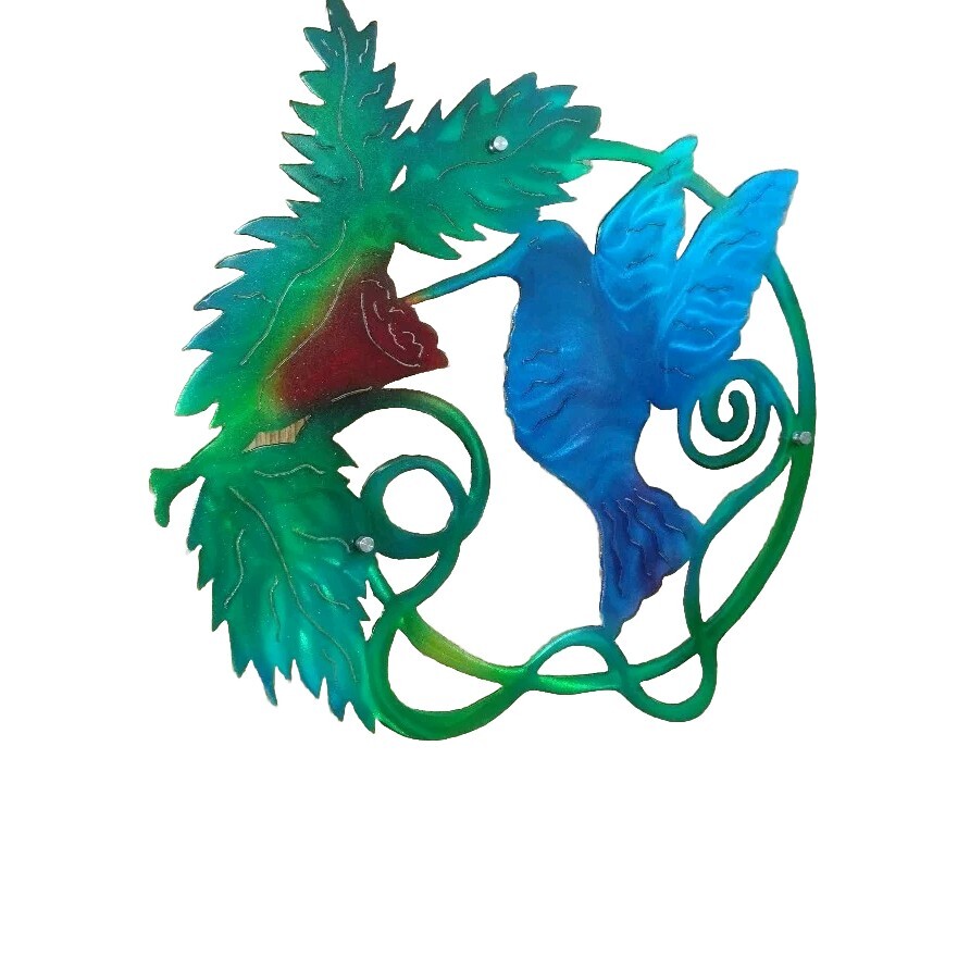 Metal Wall Art animal hummingbird Plasma Cut Design figurine hanging ...