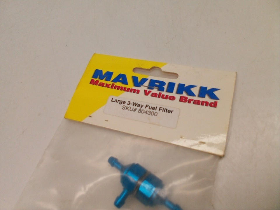 Mavrikk Large 3-Way Fuel Filter RC Airplanes Helicopters | eBay