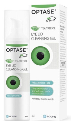 Optase Tea Tree Oil Eye Lid Cleansing Gel - Preservative free 50ml NEW ...