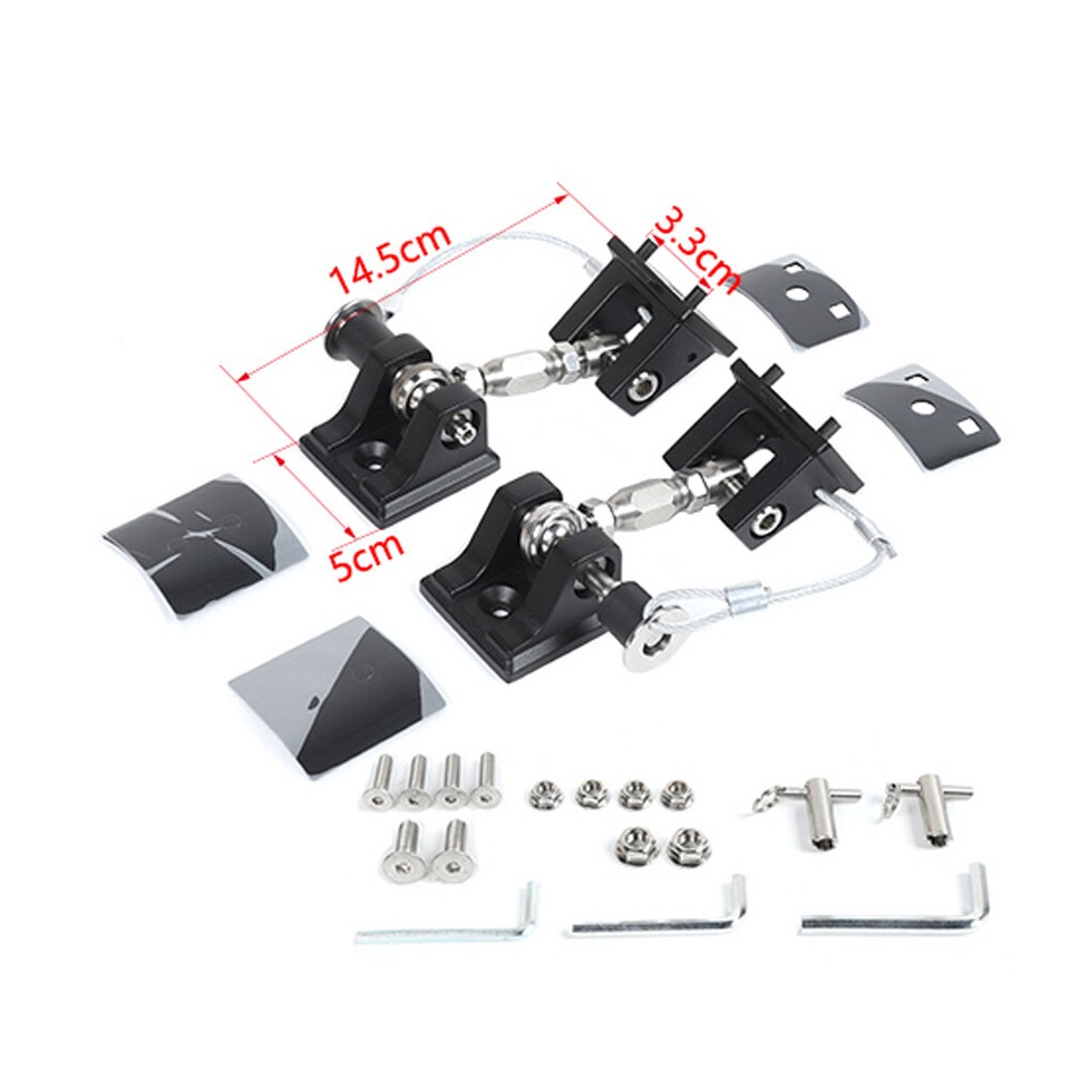 Engine Hood Latches Locking Hood Latch Kits for Jeep Wrangler JL JT ...