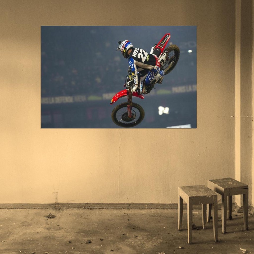 525740 CHAD REED Honda Yamaha SX/MX Motocross Supercross 24x18 WALL ...