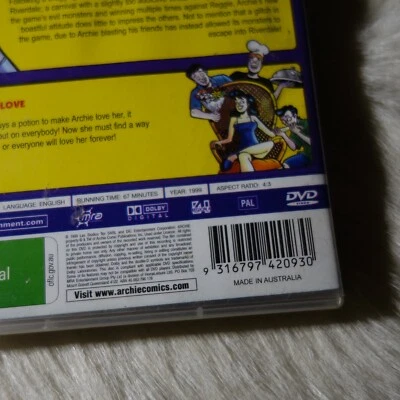 ARCHIE Dvd ARCHIE'S WEIRD MYSTERIES Dvd Vol | Grelly USA