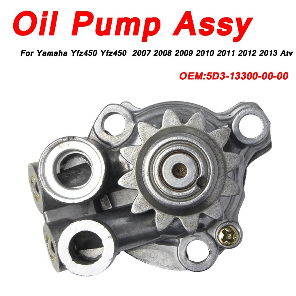 New 12 Teeth Oil Pump 5D3-13300-00-00 for Yamaha ATV YFZ450 2007 2008 ...