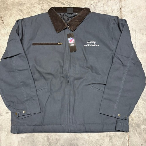 NFL Seattle Seahawks Tradesman Canvas Jacket NEW | eBay
