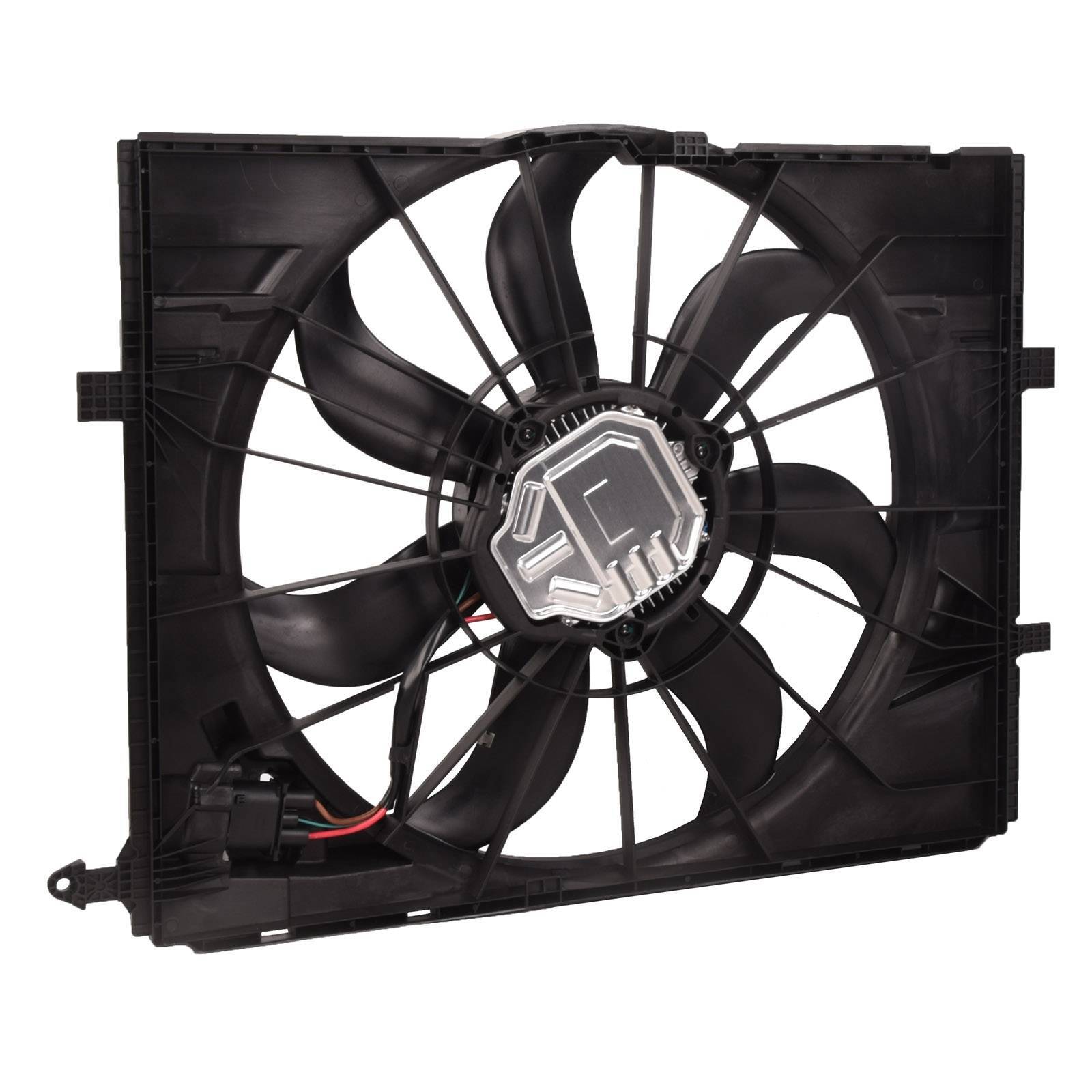 Radiator Cooling Fan Assembly Fits Mercedes CLS450 E300 E450 GLC300 ...