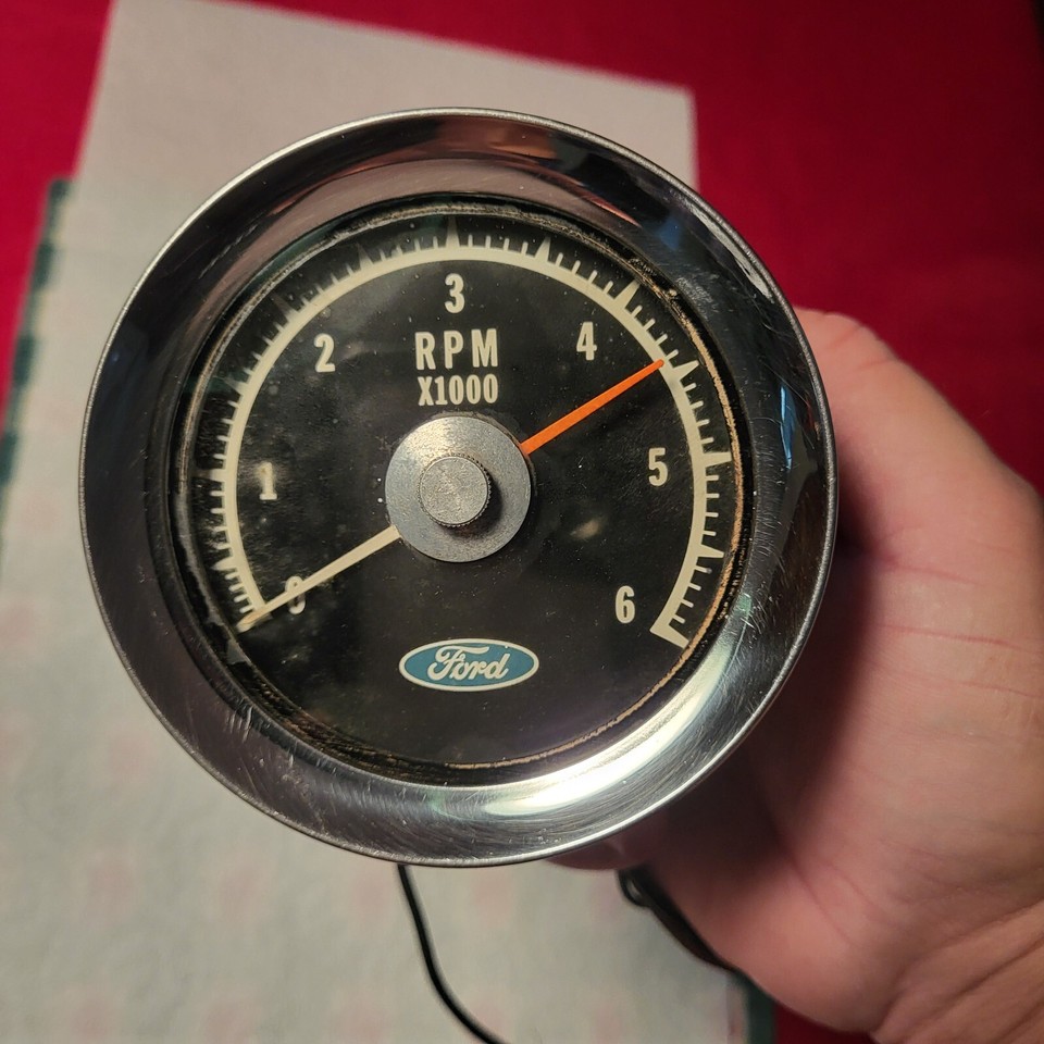 Original Ford Rotunda Accessory Tachometer 6k Mustang GT Falcon ...