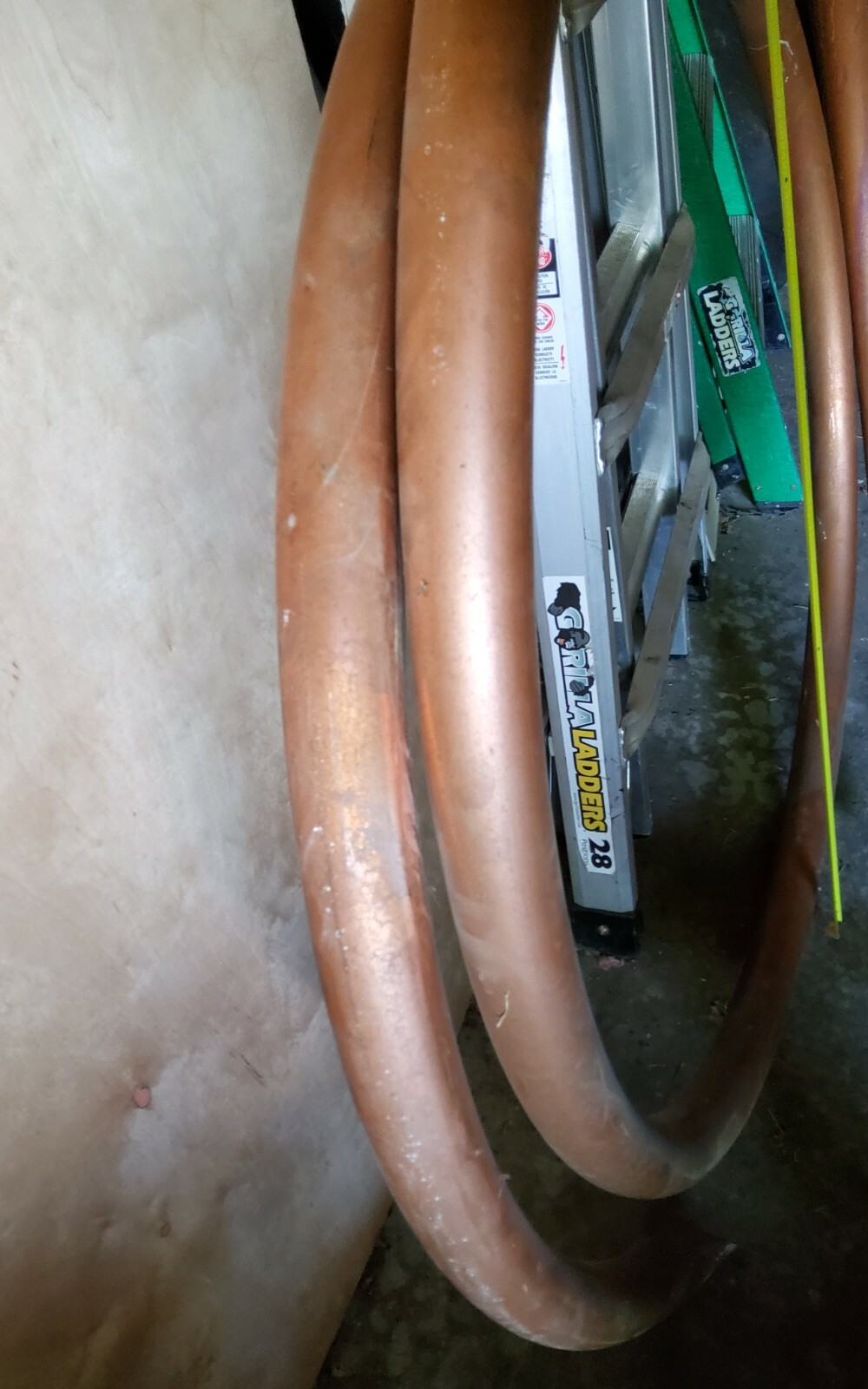 Copper Tube 2" Inch Diameter Type K Soft Coil 20 Feet Approx. Pick Up ...