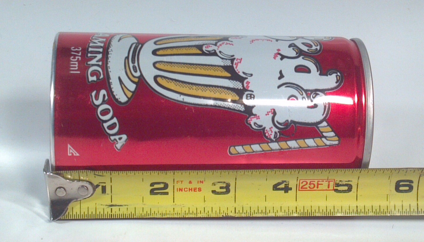 Vintage Ceda Creaming Soda Pop Can Aluminum Glaxo Beverages Sydney ...