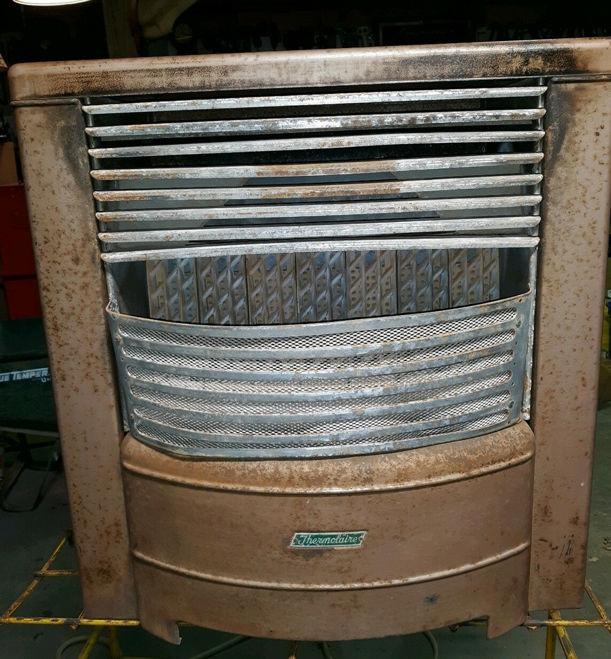 VINTAGE THERMOLAIRE 40,000 BTU GAS HEATER STOVE WITH 7 GRATES | eBay