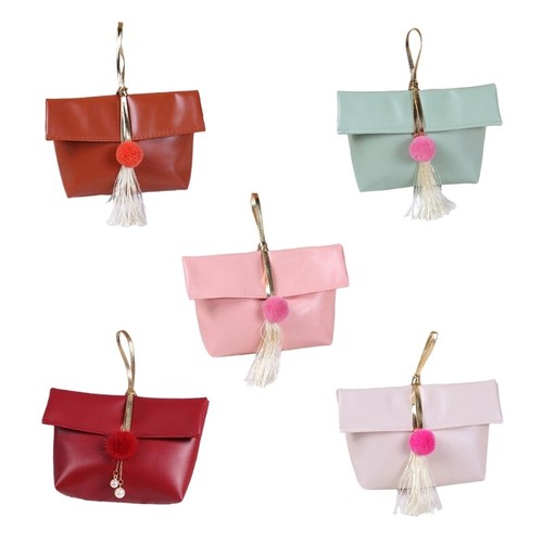 6PCS Candy Bags Wedding Elegant Leather Sweets Packaging Box Birthday ...