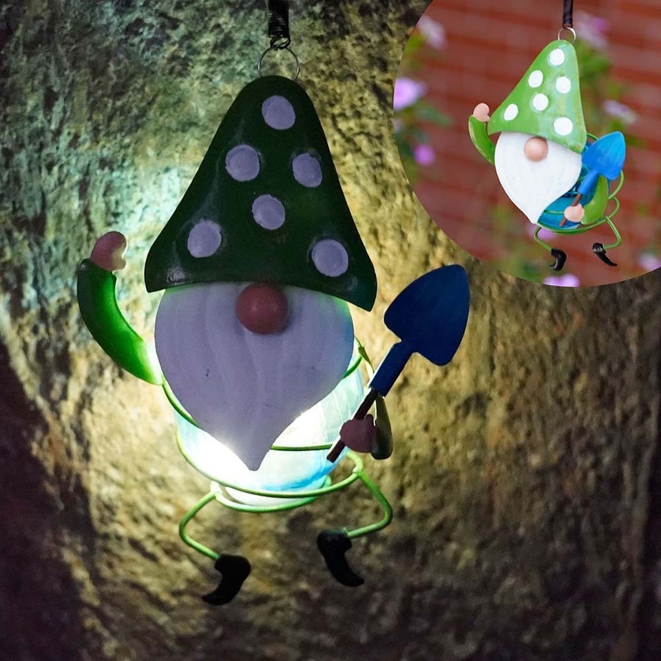 Housewarming Present Garden Bounce Toy Spring-Loaded Toy Charming Gnome ...