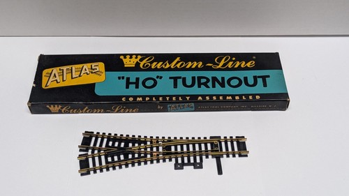 Atlas Custom-Line "HO" Turnout Completely Assembled WYE Nos Vintage ...