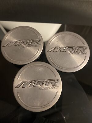 USED MRR Design Silver Snap In Wheel Center Caps 136A (3) CAPS | eBay