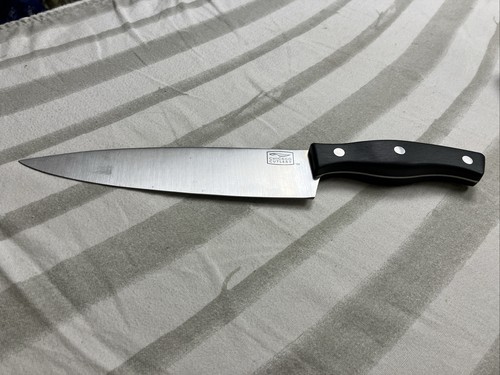 CHICAGO CUTLERY 8" Chef Knife 3 Rivet Black Handle | eBay