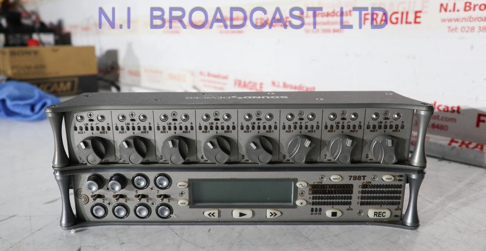 Sound devices 788t 8x input 12 track recorder with extra panel | eBay