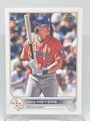 Jake Meyers 2022 Topps #295 Rookie Card RC XCJX | eBay