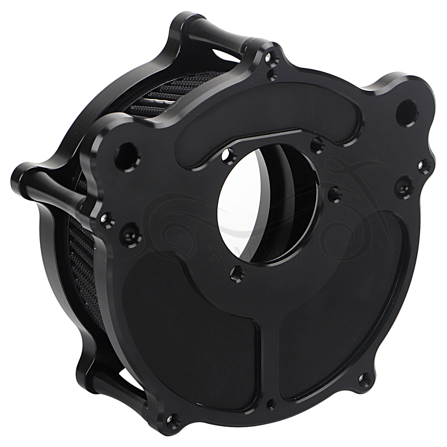 Air Cleaner Black Intake Filter For Harley Touring Softail Electra ...