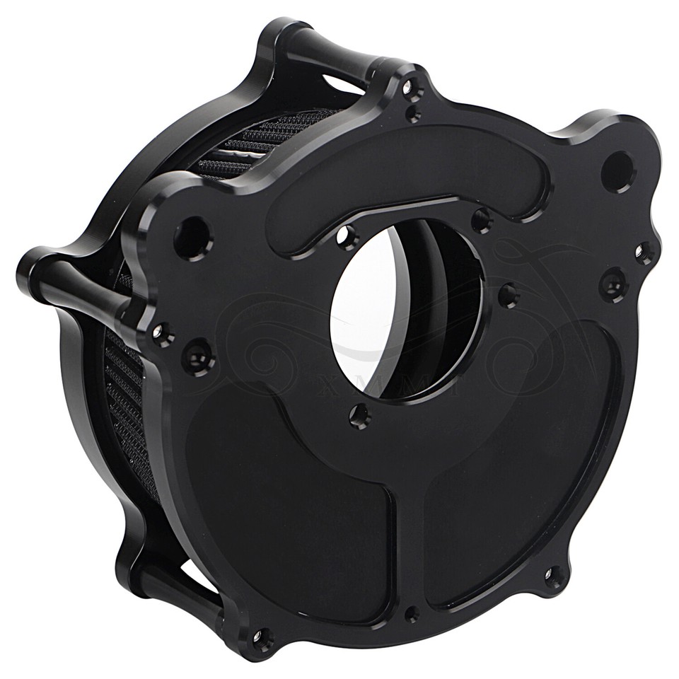 Air Cleaner Black Intake Filter For Harley Touring Softail Electra ...