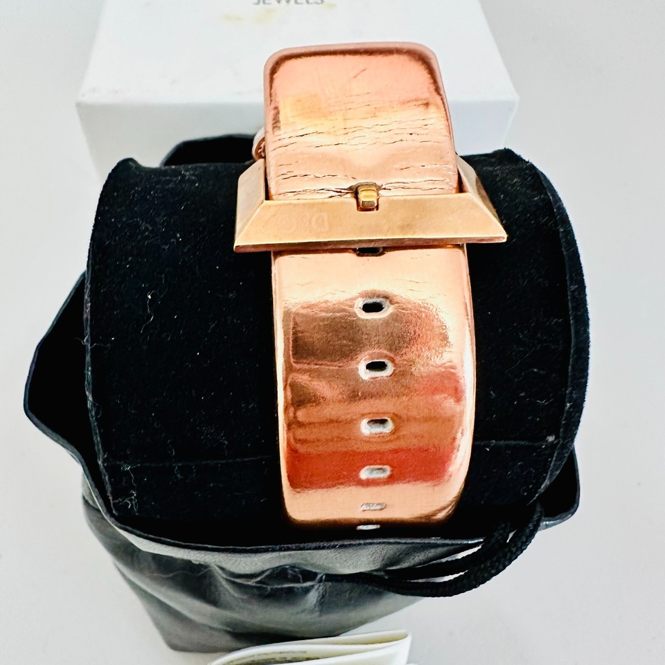 DOLCE & GABBANA D&G JEWELS DANCE ROSE GOLD WATCH WITH LEATHER BAND ...