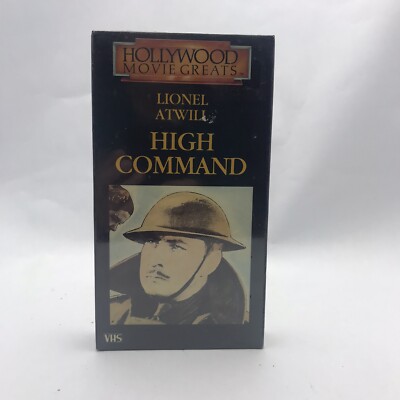 New Vtg High Command VHS Lionel Atwill Lucy Mannheim Steve Geray James ...