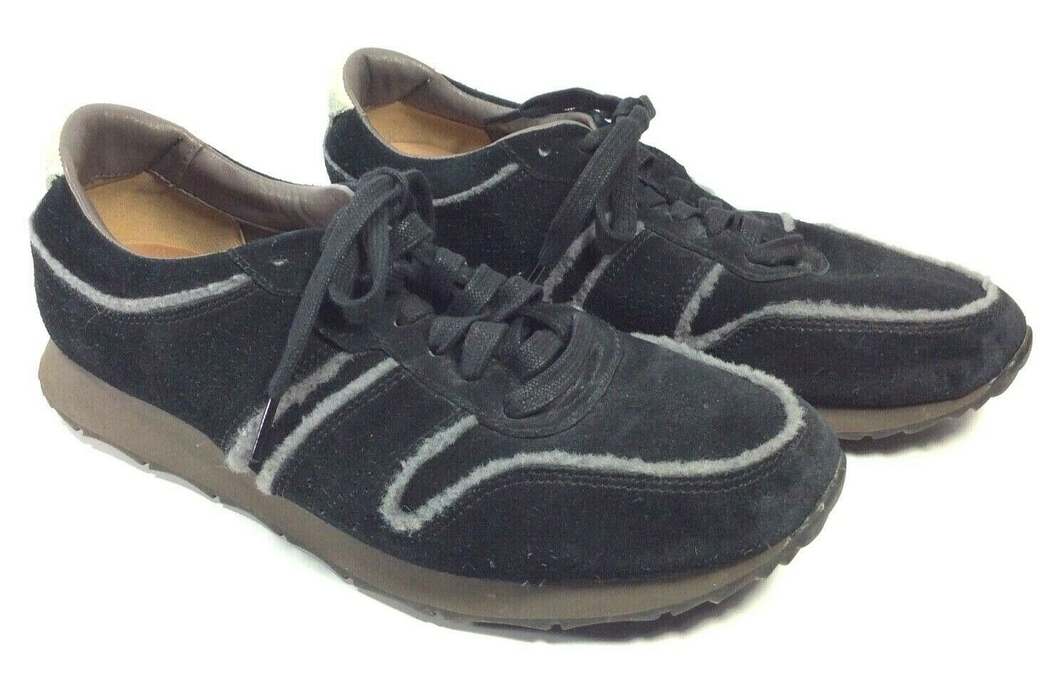 UGG Trigo Energ Spill Seam Men's Shoes Black Suede Si… - Gem