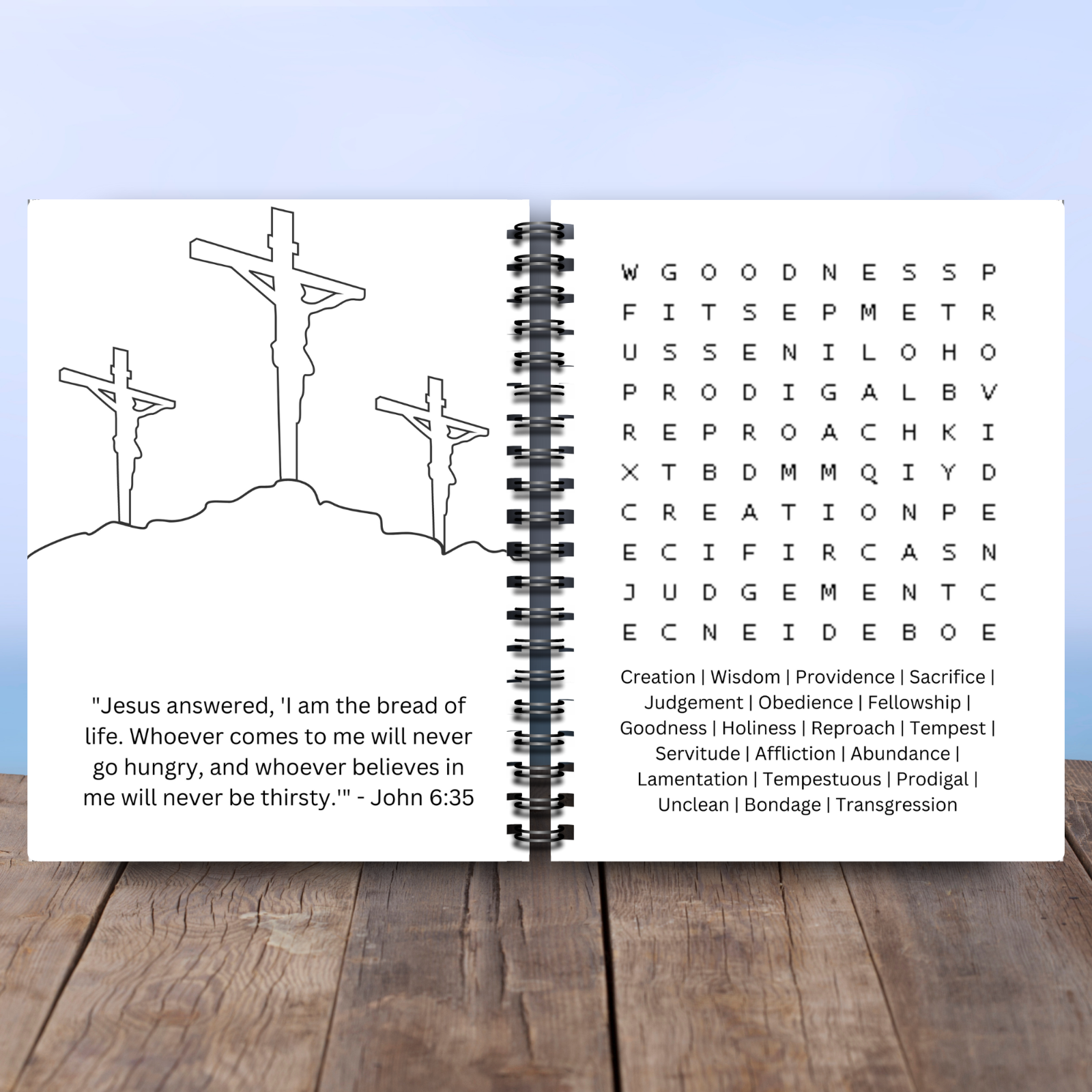 Kids Bible Coloring Book | 40 Christian Activity Pages | Bible ...