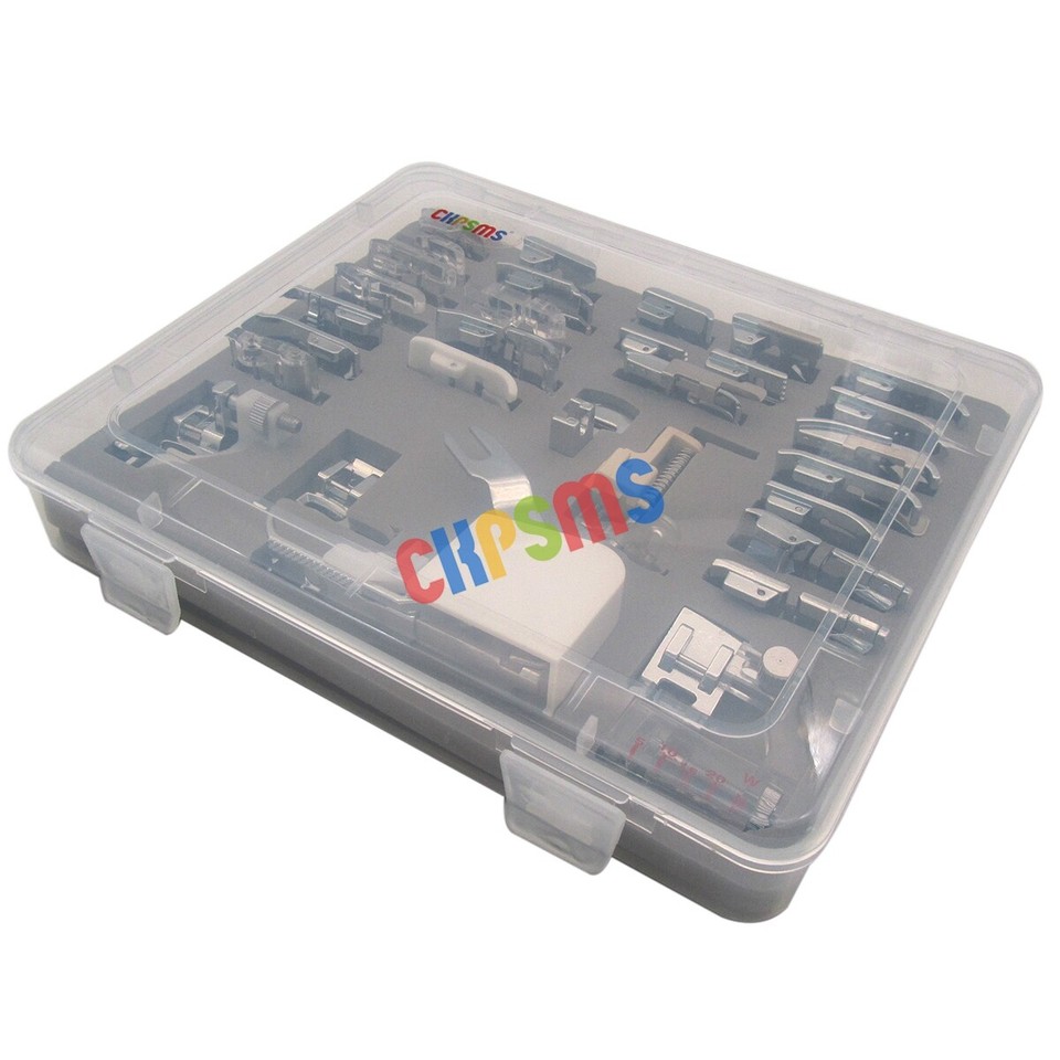 30PCS Presser Feet with Plastic Storage Box For Singer,Brother,Janome ...