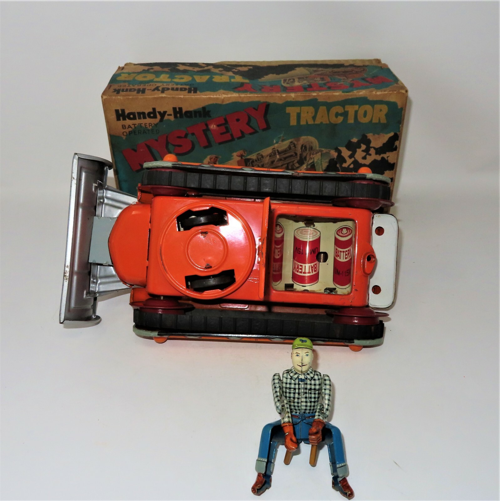RARE 1950s Handy-Hank Mystery Tank Battery Operated Toy made in Japan ...