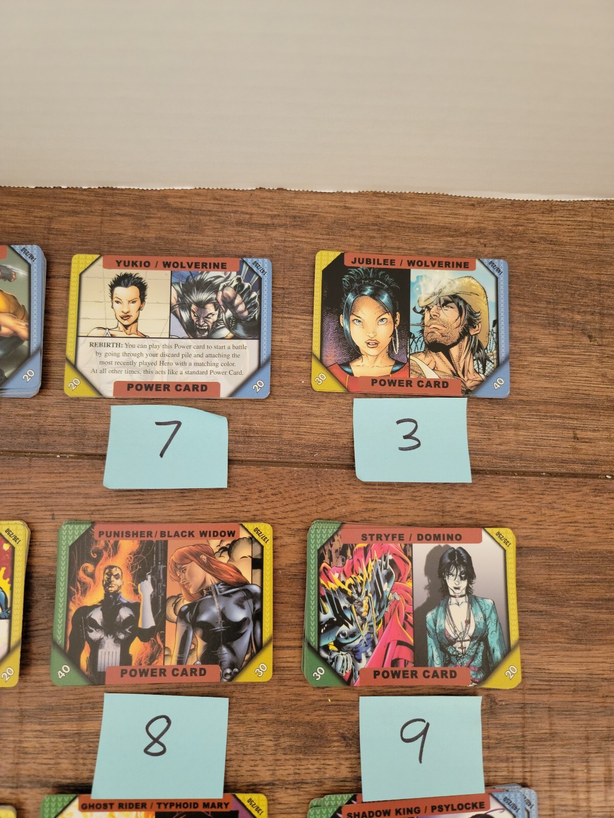 Lot of 141 MARVEL RECHARGE CARD LOT 2001 INAUGURAL EDITION SERIES ...