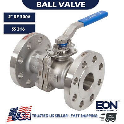 ANIX 2" SS316 RF Flanged End Ball Valve Class 300 FireSafe | eBay