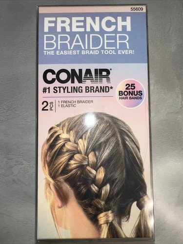 Conair French Braider Hair Style Tool West Braid #55609 Purple NEW | eBay
