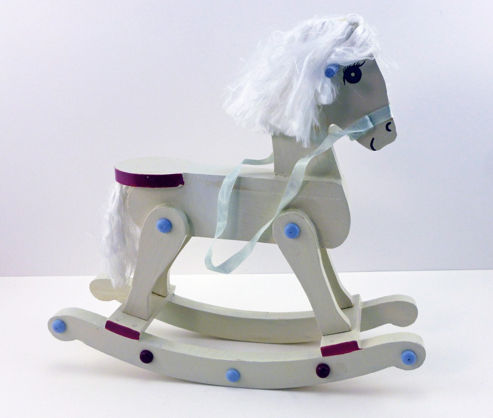 Tabletop Wooden Rocking Horse Décor 10” tall | eBay