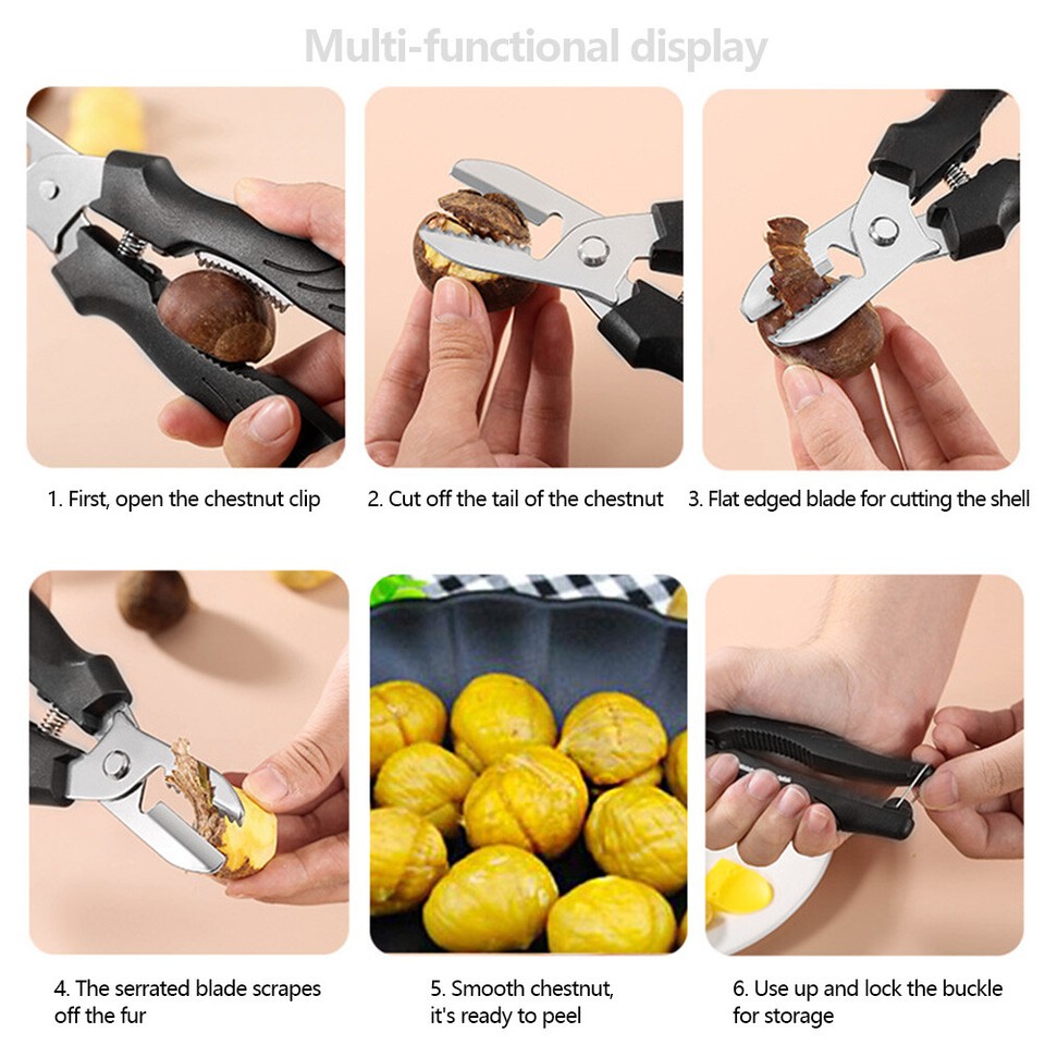 Chestnut Scissors Stainless Steel Chestnut Skin Remover Kitchen Tools ...