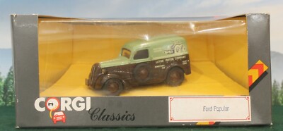 CORGI CLASSICS - FORD POPULAR # D980/3 - LUTON MOTOR CO - BROWN VAN ...