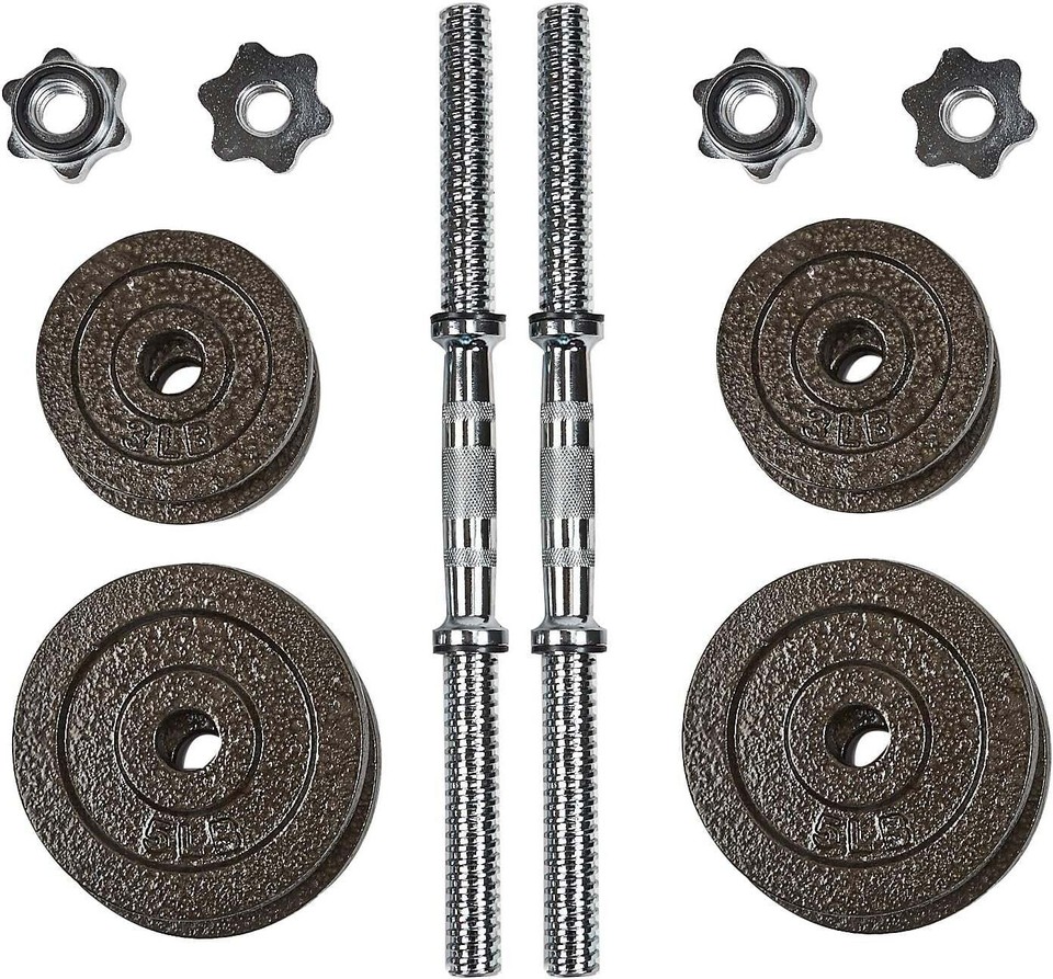 BalanceFrom Adjustable Dumbbell Set, 20/32/40/45LB Options, Free Weight ...
