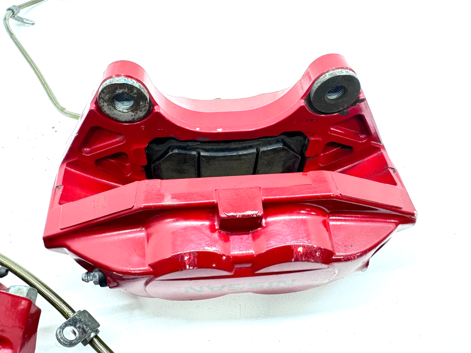 2009–2022 NISSAN 370Z NISMO FRONT BRAKE CALIPER SET OEM RED | eBay