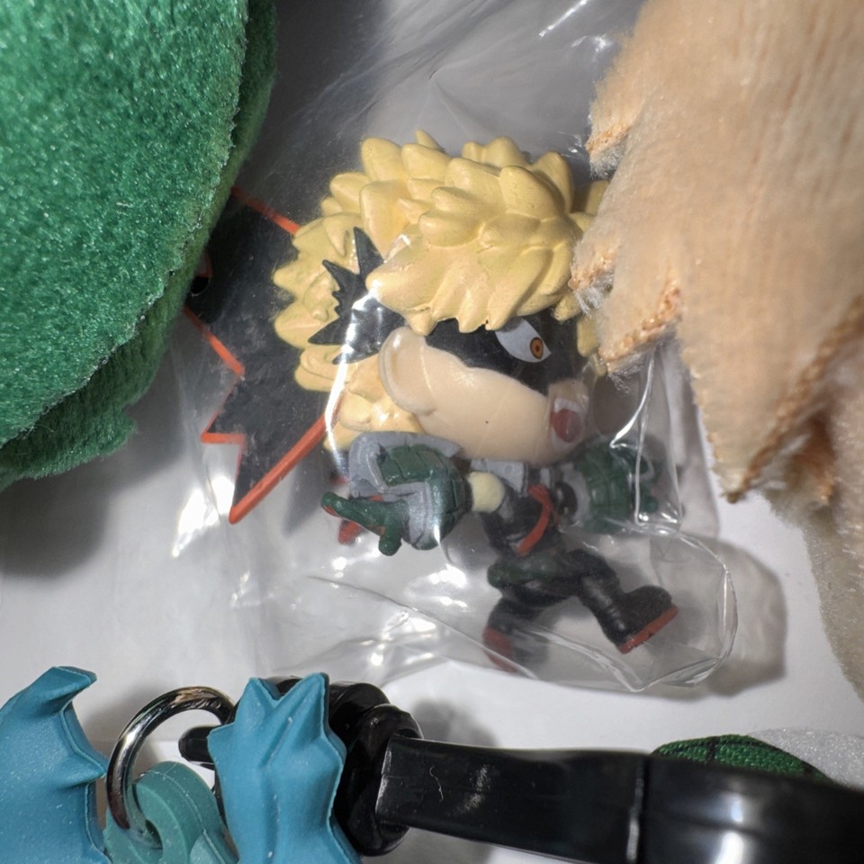 9 Piece Set MHA Anime Merch Bundle Lot Pack Keychains Figure Figurine ...