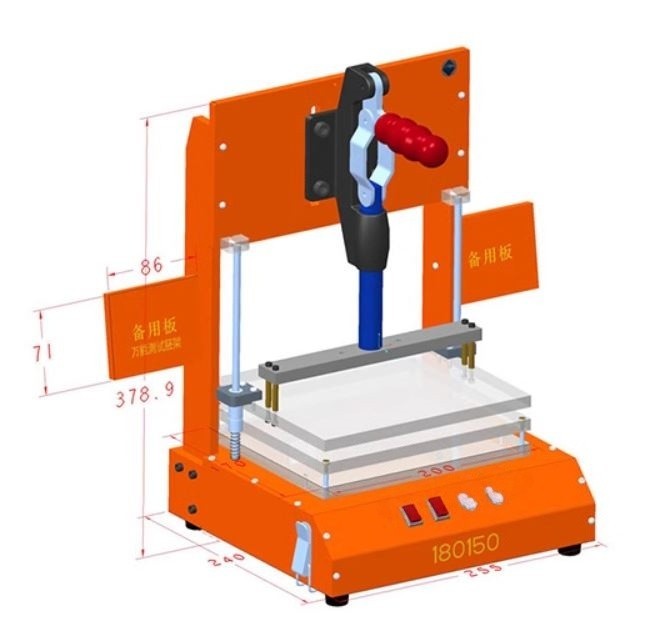 PCB Test Racks PCBA Fixture Circuit Board Test Rig Manual Pneumatic 80 ...