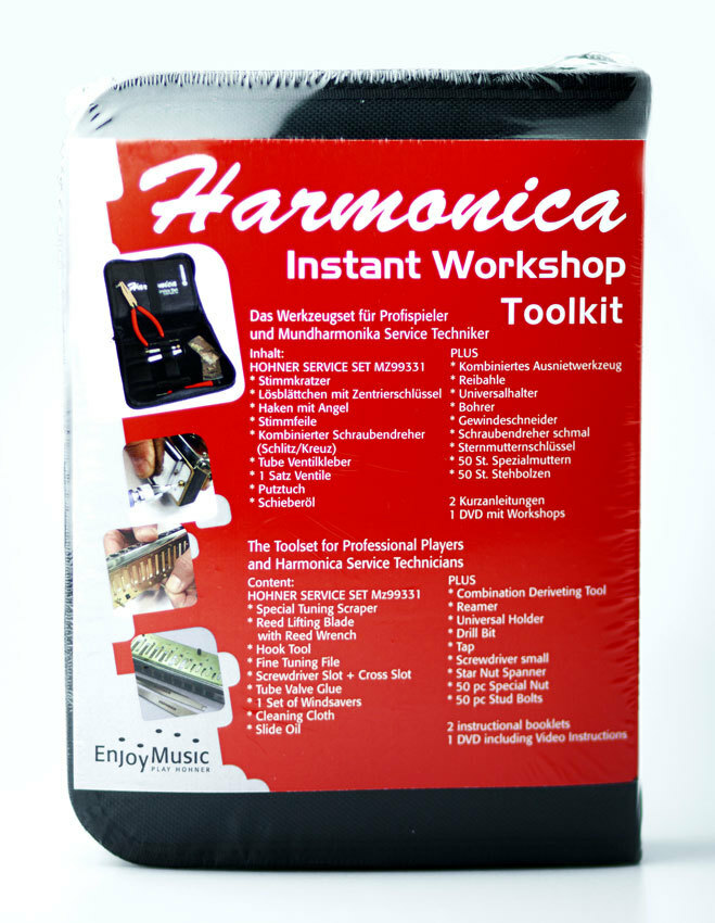 Hohner Instant Workshop Harp Maintenance Toolkit Pro Harmonica Tool Kit ...