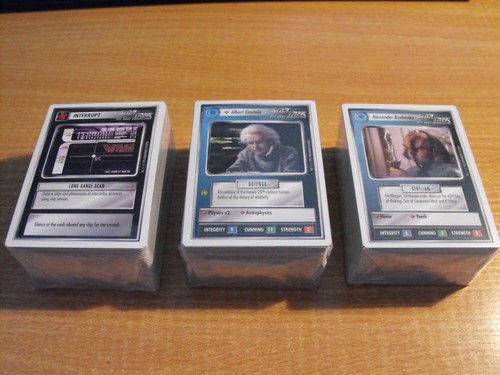 STAR TREK CCG WHITE BORDER PREMIERE BETA MASTER SET, 363 CARDS mp | eBay UK