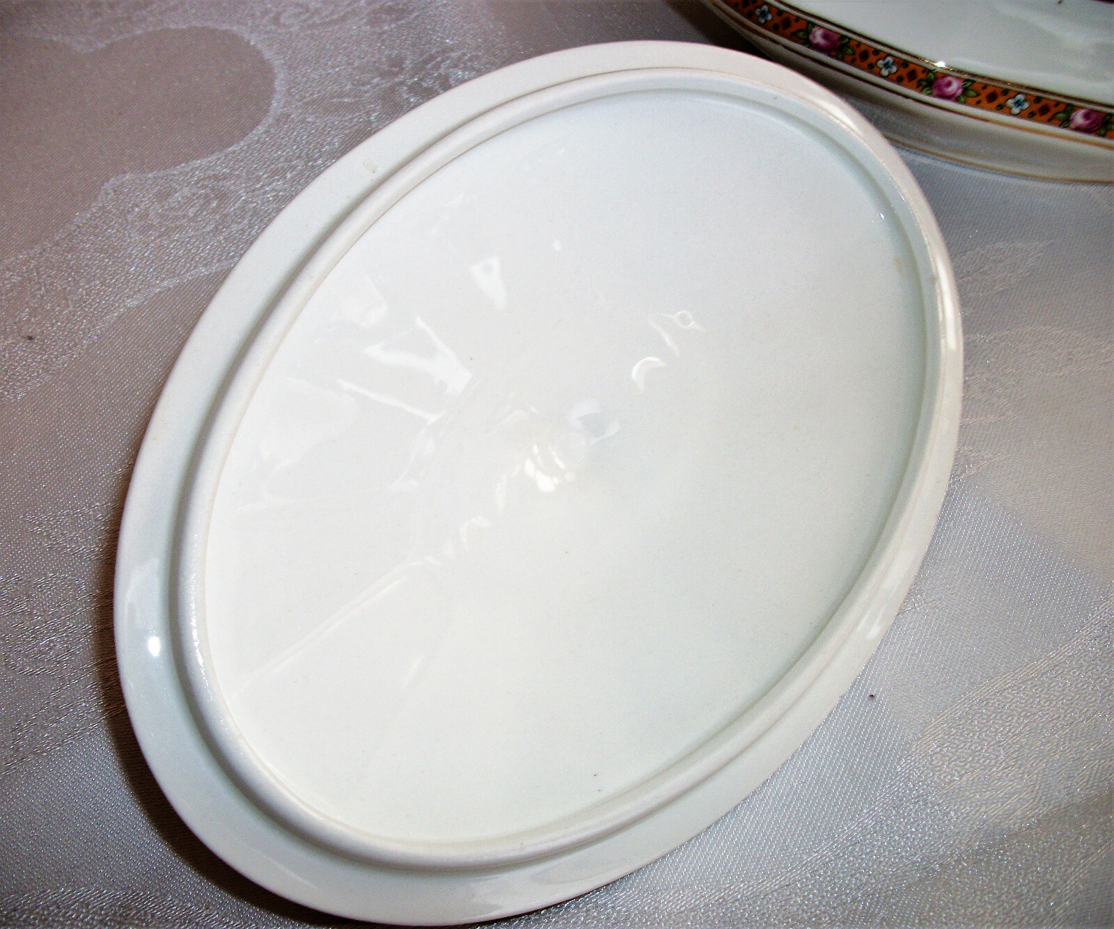 Covered Serving Dish Soup Tureen Vegetable Casserole Edwin Knowles ...