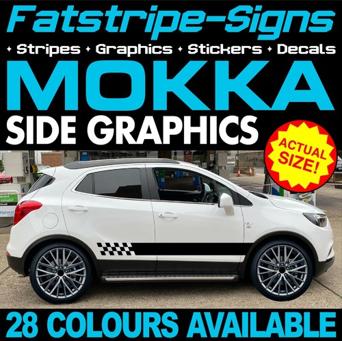 to fit VAUXHALL MOKKA GRAPHICS STICKERS STRIPES DECALS OPEL SUV X TURBO ...