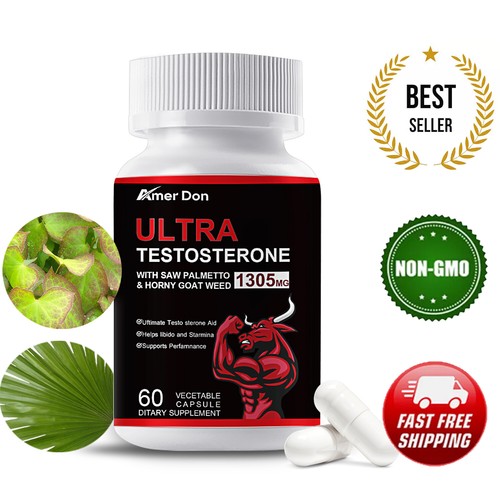Testosterone Booster For Men Testosteron Estrogen Blocker Test Boost 60 ...