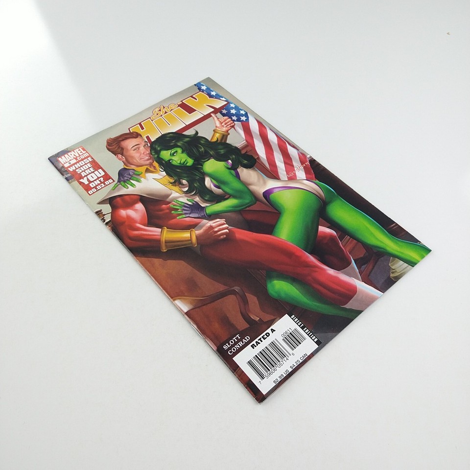 She-Hulk #6 Greg Horn Cover Controversial Issue Starfox (2006 Marvel ...